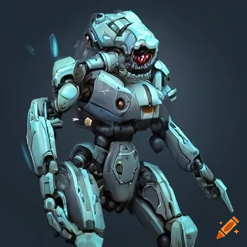 Polymorphism hybrid mech on Craiyon