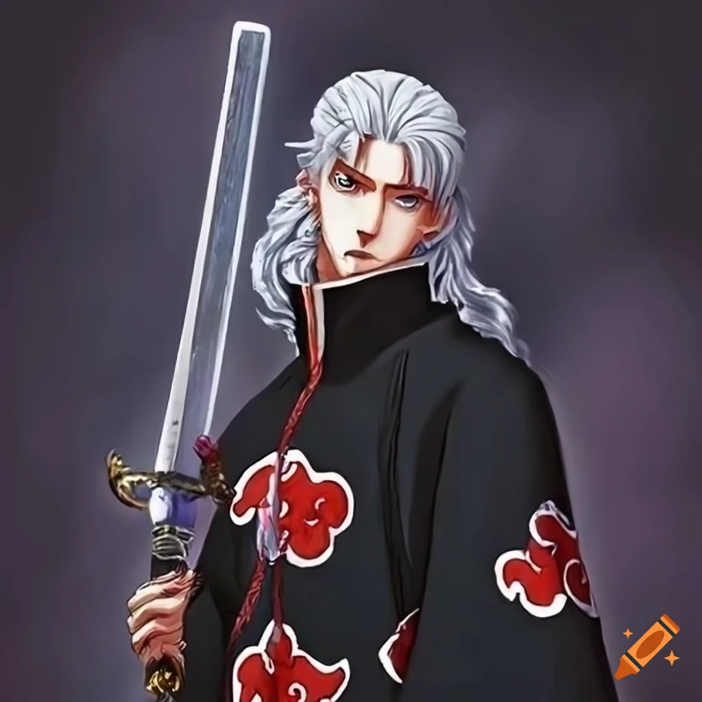 Fusion of griffith from berserk and geralt of rivia as a black monk ...