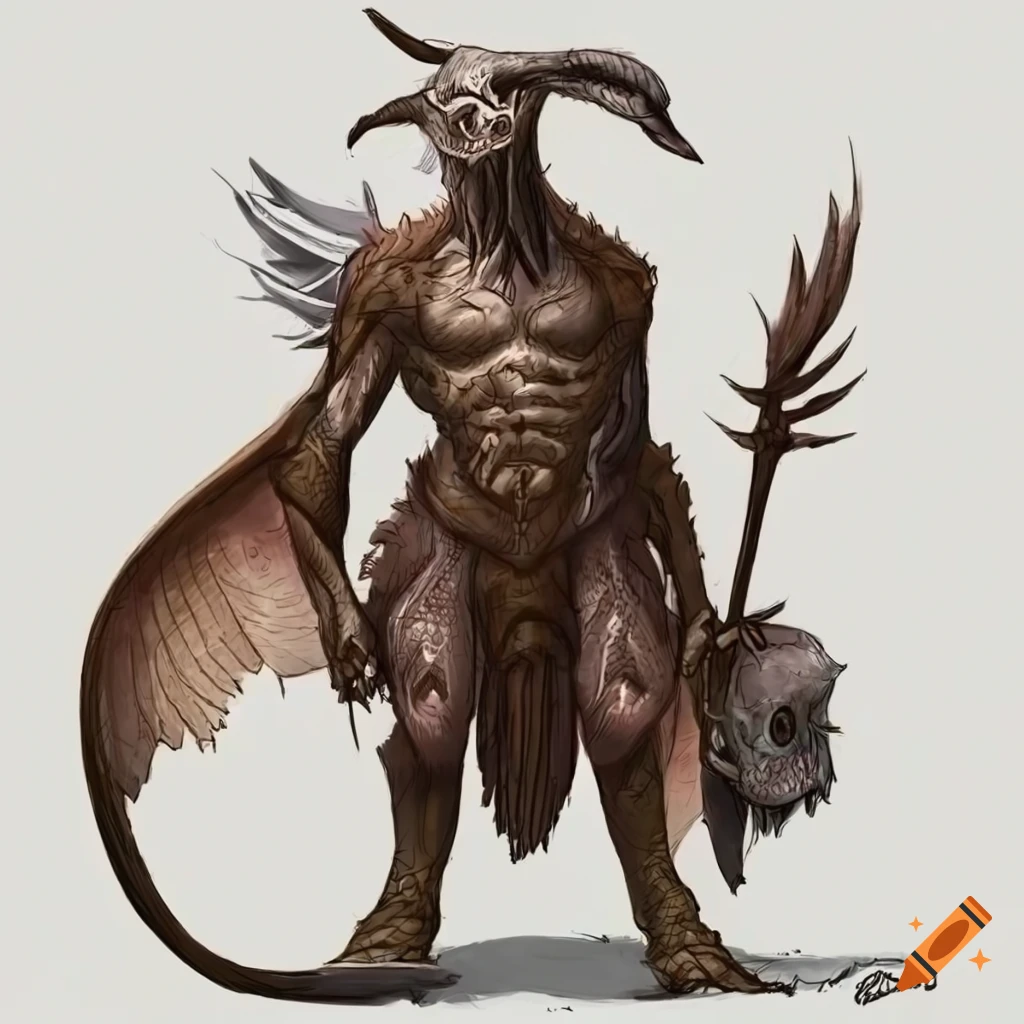 Leathery-winged horned humanoids described as grunt soldiers in a ...