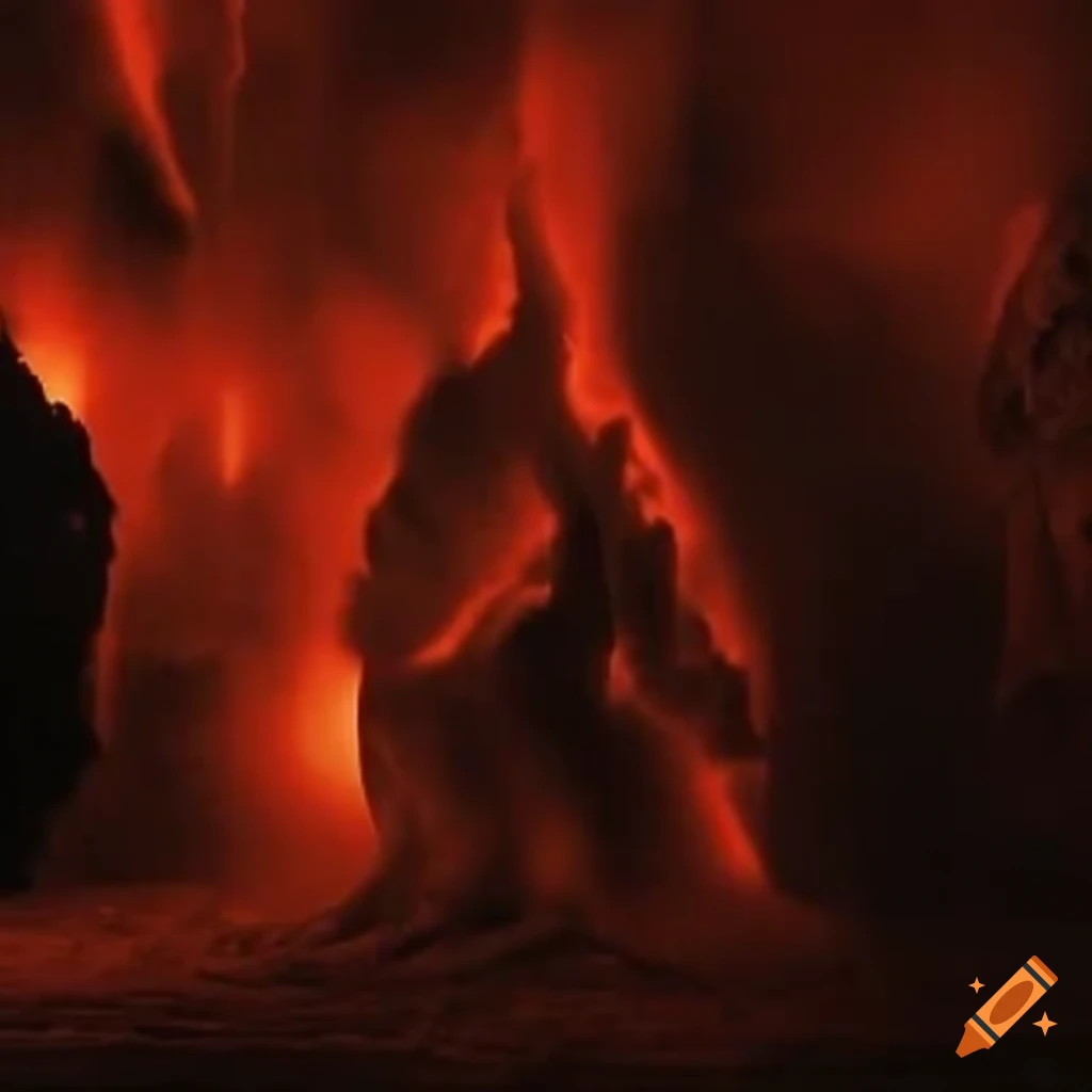 Depiction of hell on Craiyon