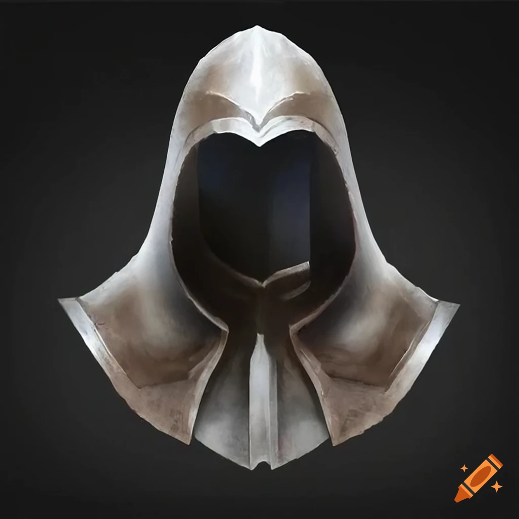 Detailed medieval style empty cowl in mythical light on Craiyon