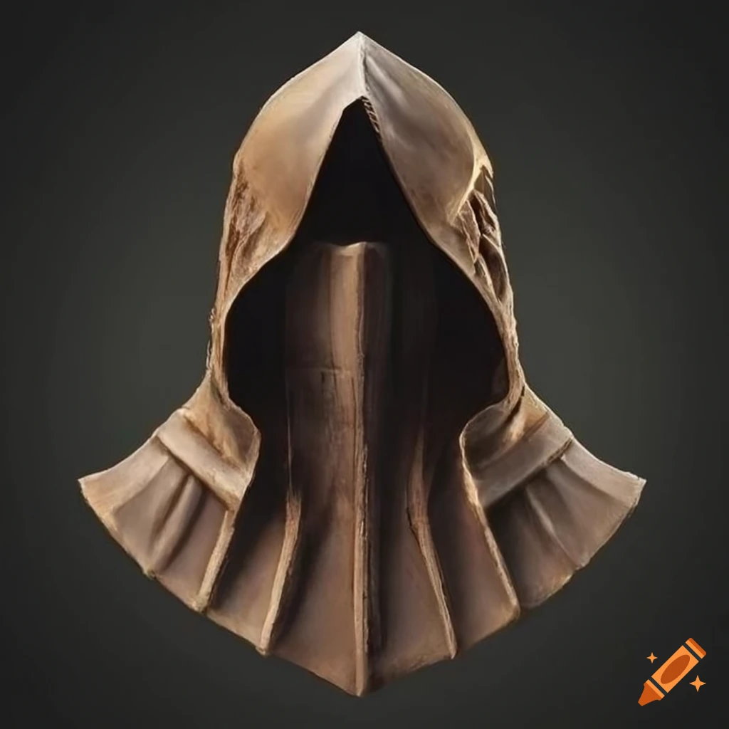 Magical fantasy empty cowl in detailed medieval style on Craiyon