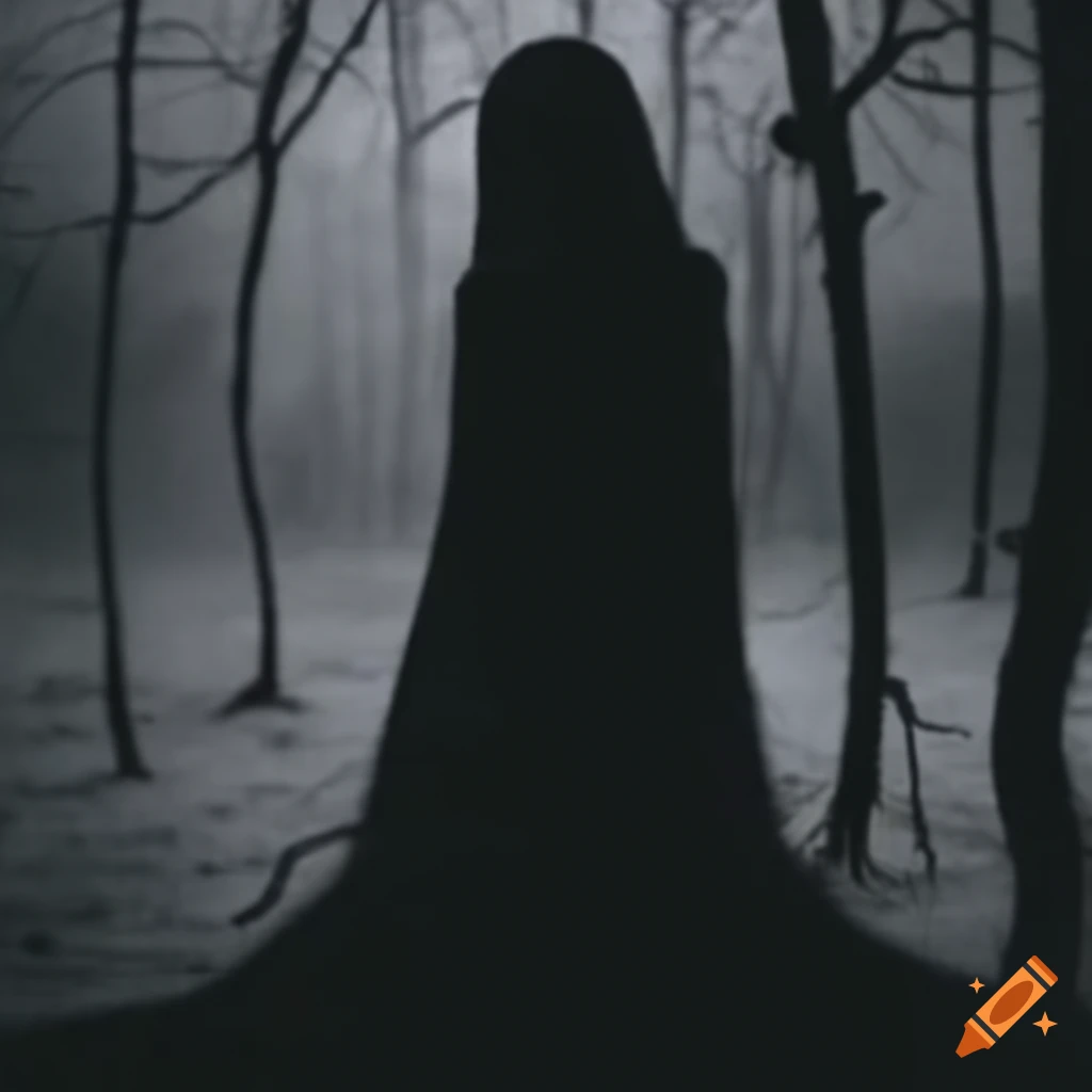 Dark, spooky, and mysterious profile picture for cryptic account on Craiyon