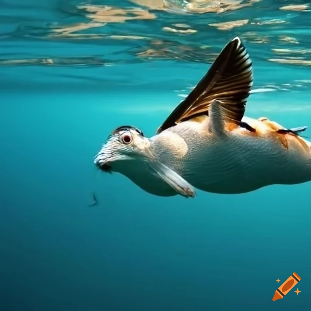 Flying and swimming animal on Craiyon