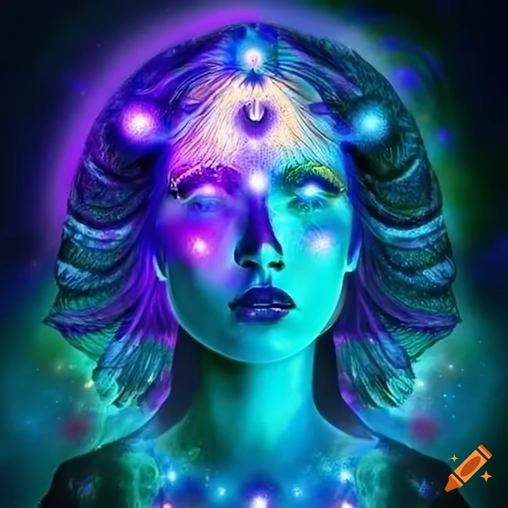 Singing starlight ritual with a galactic phoenix in a celestial setting ...