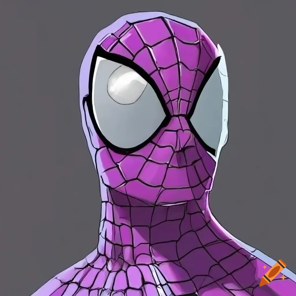 Purple and white spidersona inspired by Spider-Man into the Spider ...