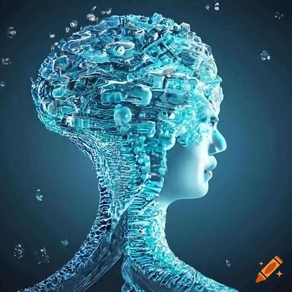 Big data concept illustration on Craiyon