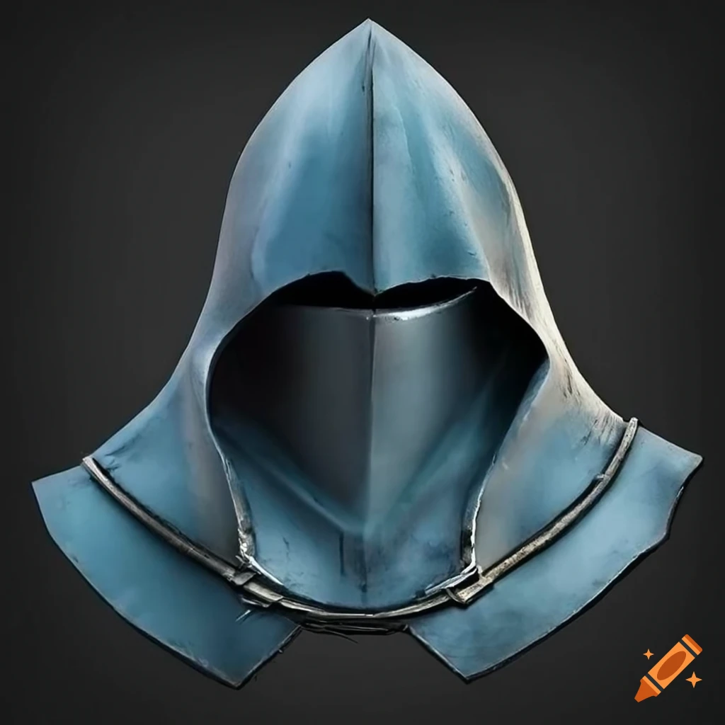 Detailed medieval-style empty cowl for a magical fantasy setting on Craiyon