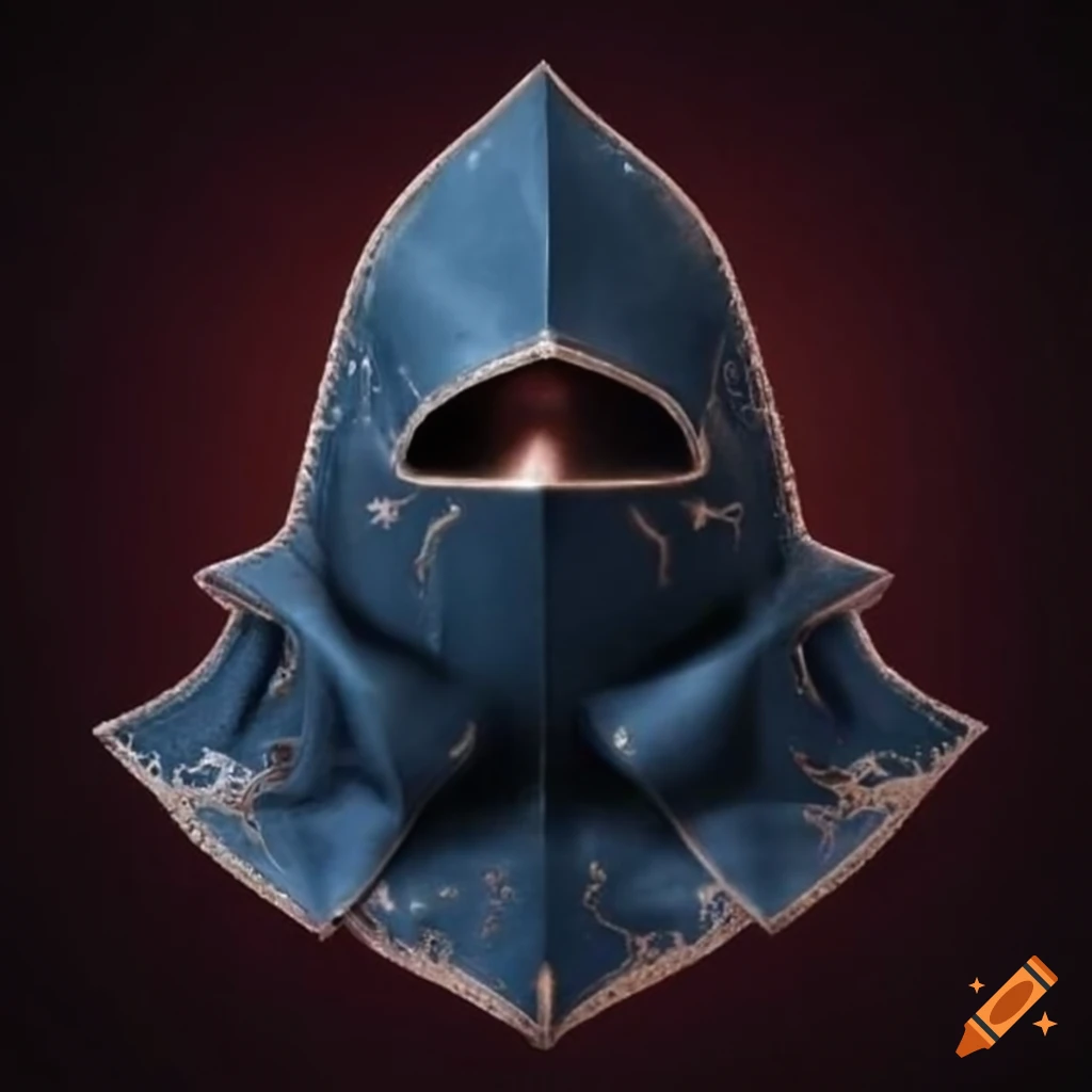 Light magical fantasy empty cowl in detailed medieval style on Craiyon