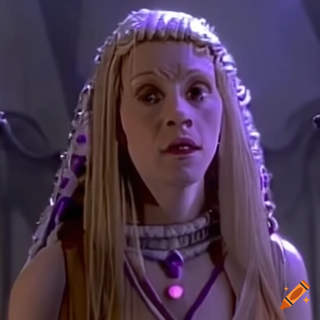 Doctor who scene with amethyst: princess of gemworld on Craiyon