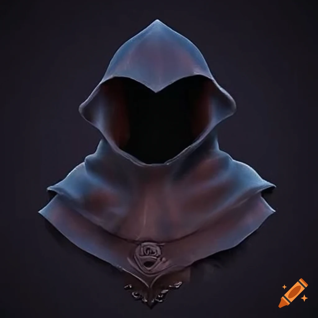 Magical fantasy empty cowl in detailed medieval style on Craiyon