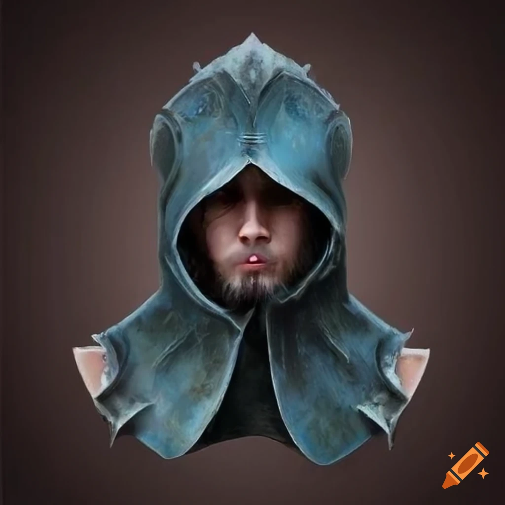 Light magical fantasy empty cowl in detailed medieval style on Craiyon