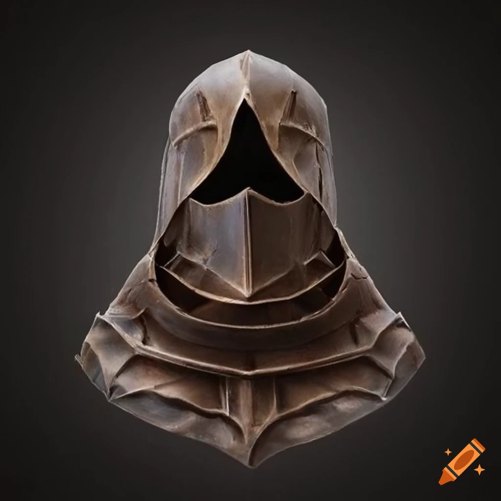 Light magical fantasy empty cowl in detailed medieval style on Craiyon