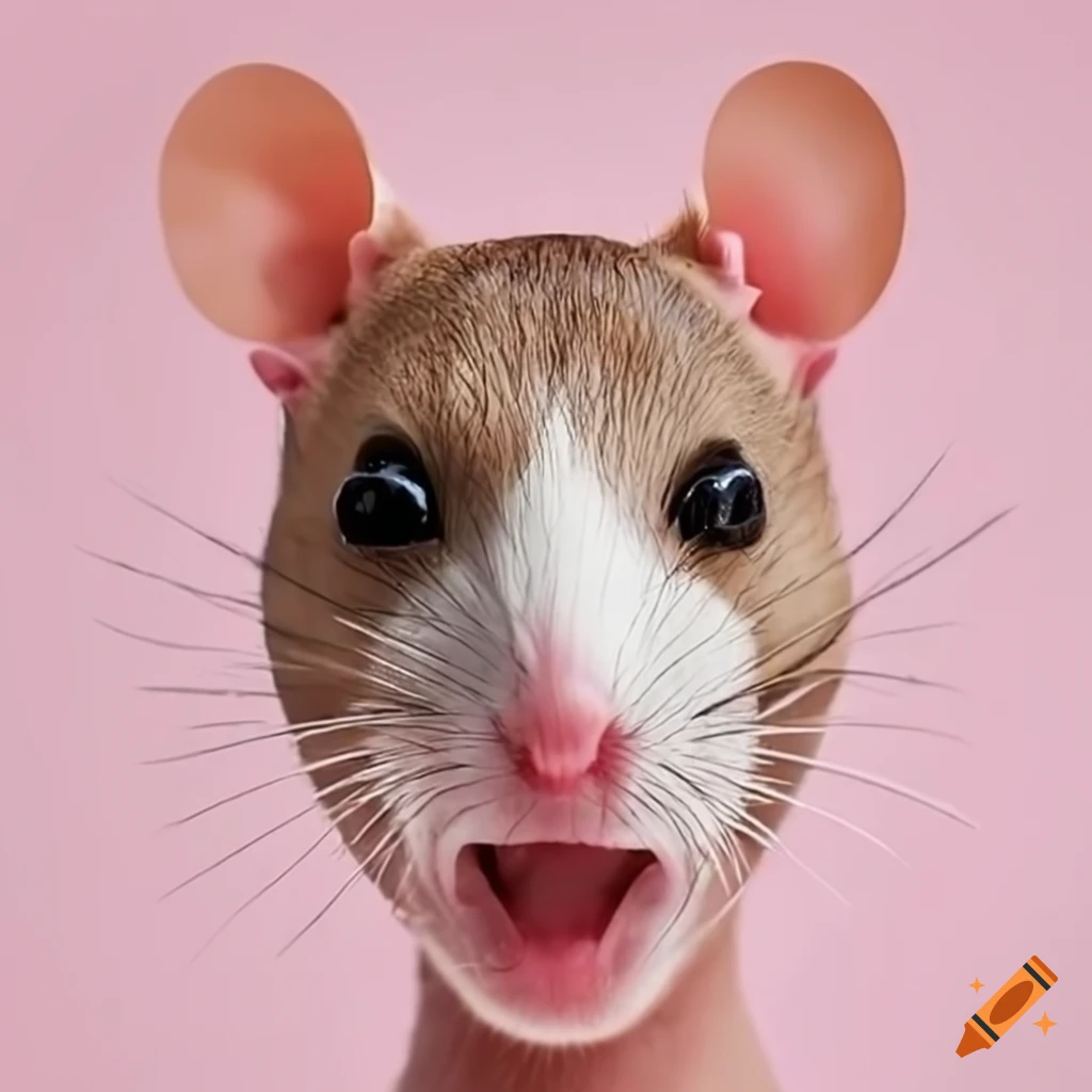 Rat using skincare products on Craiyon