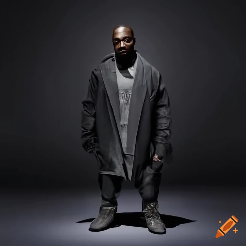 Kanye West standing full body on Craiyon