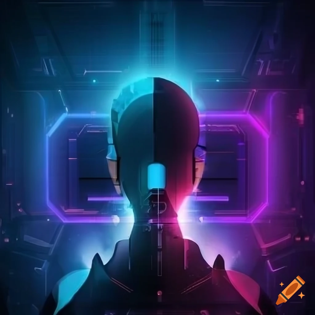 Abstract futuristic tech designs for motivational backgrounds on Craiyon