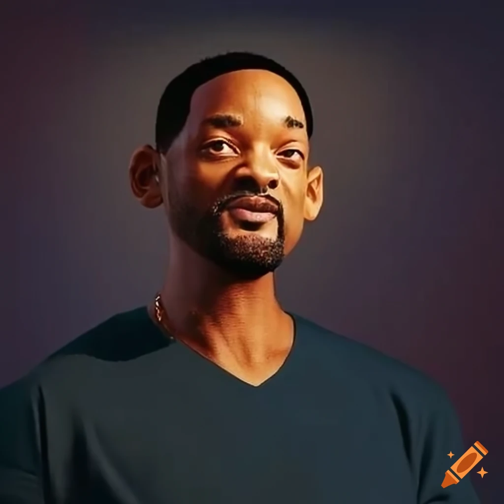 Happy will smith on Craiyon