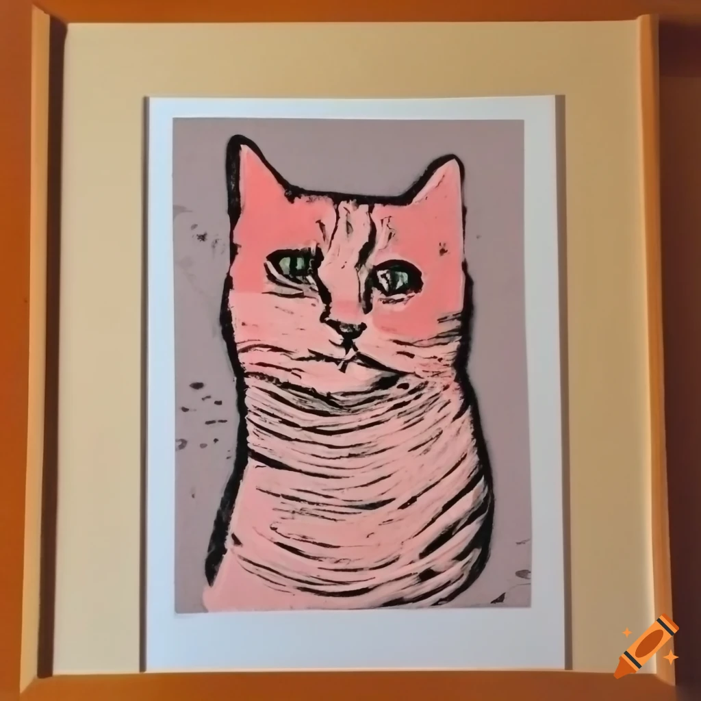Cat in pastel lino print inspired by Pierre Bonnard, Sin City Comic ...