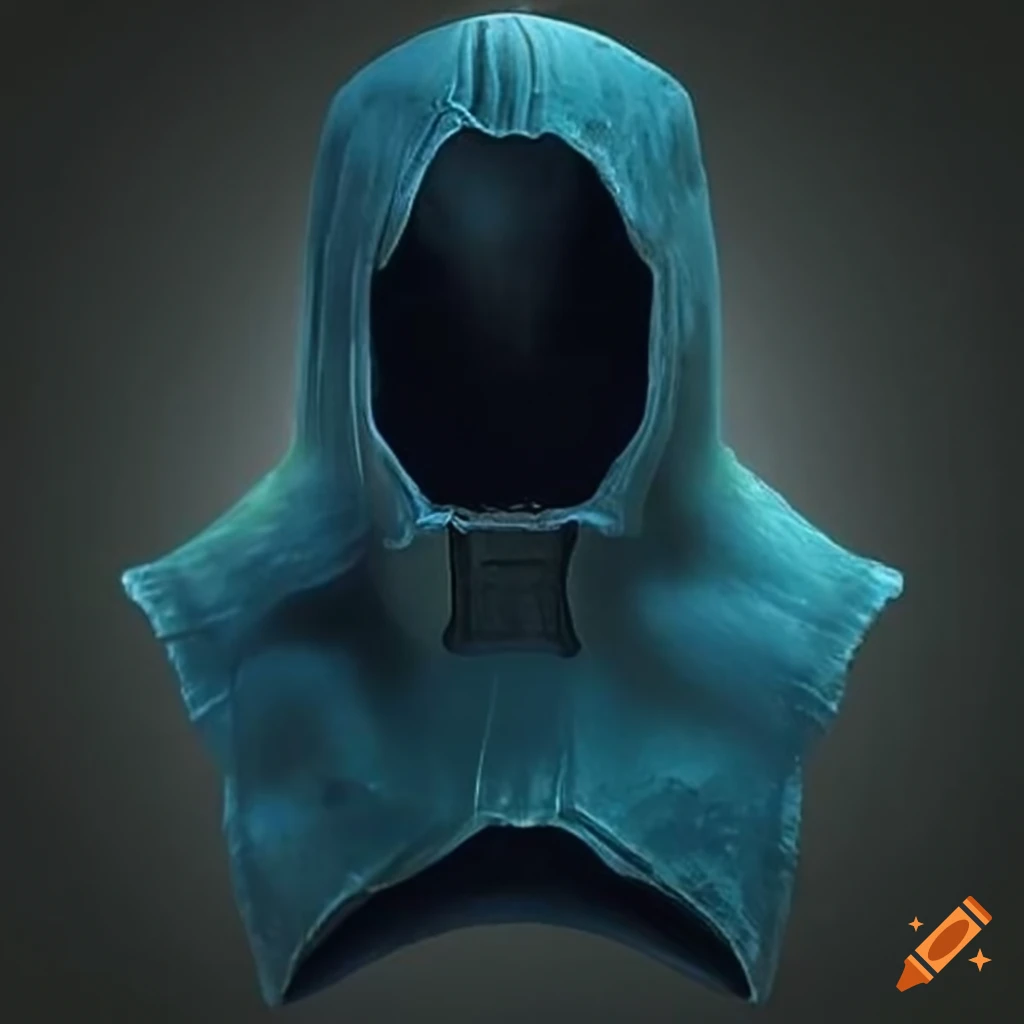 Detailed medieval-style empty cowl in a magical fantasy setting on Craiyon