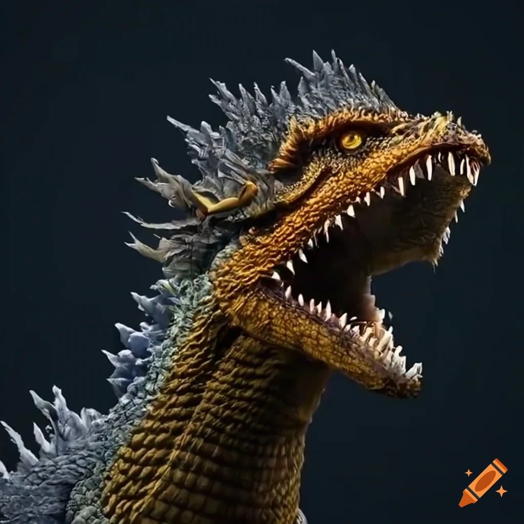 Hyper-realistic chinese dragon variation of godzilla on Craiyon