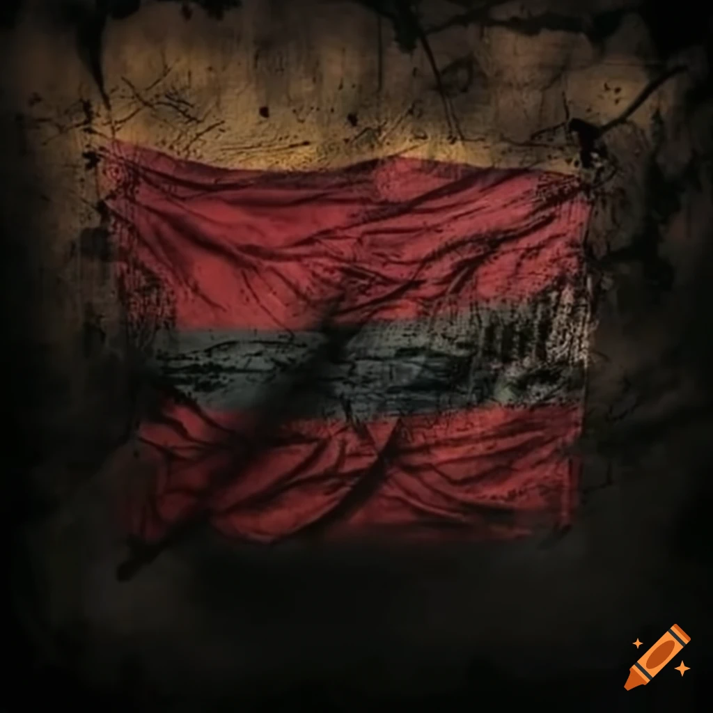 Mysterious apocalyptic flag on Craiyon