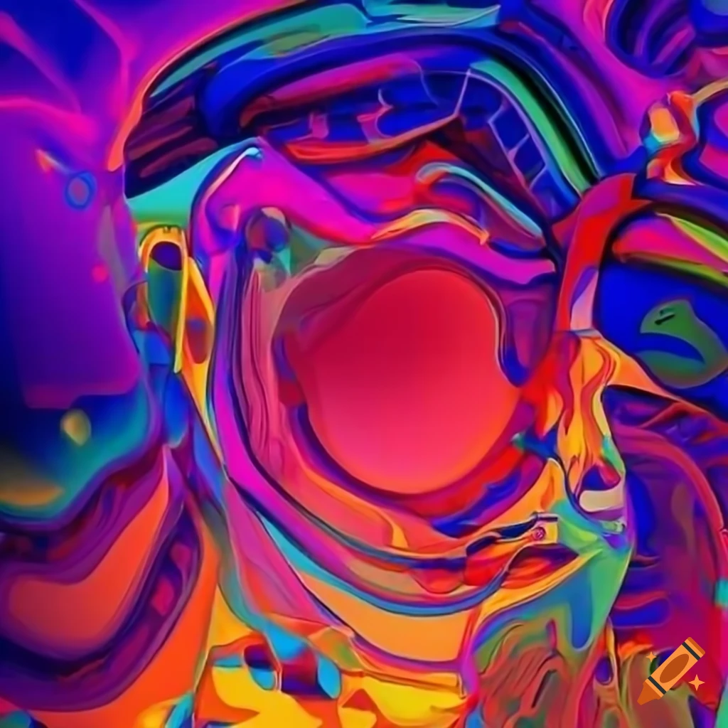 Abstract masterpiece inspired by fidenza nft design with colors and ...