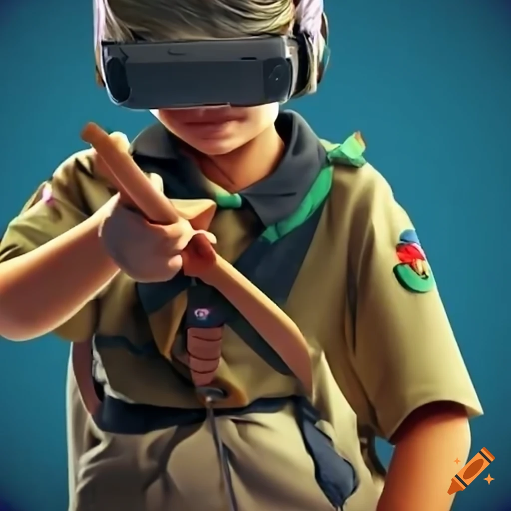 Scouts vr on Craiyon