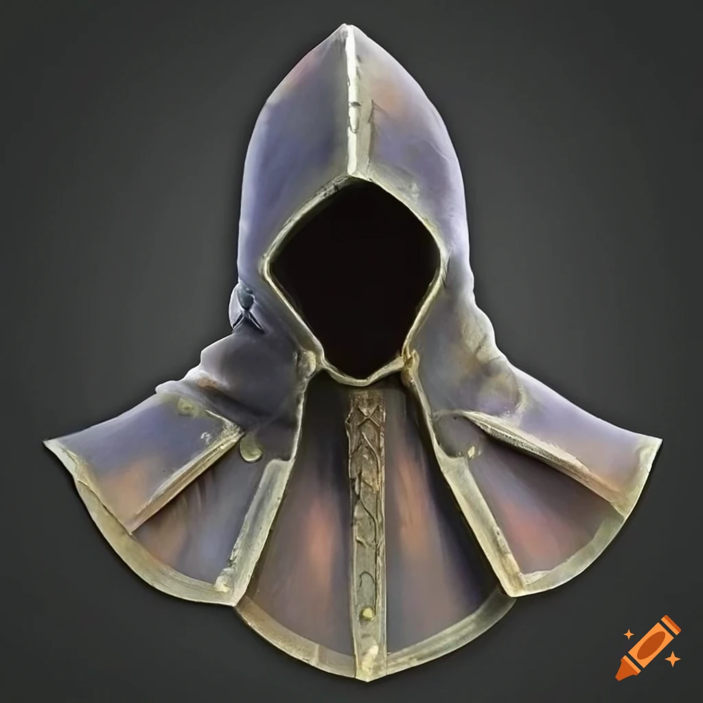 Light magical empty cowl in detailed medieval style on Craiyon