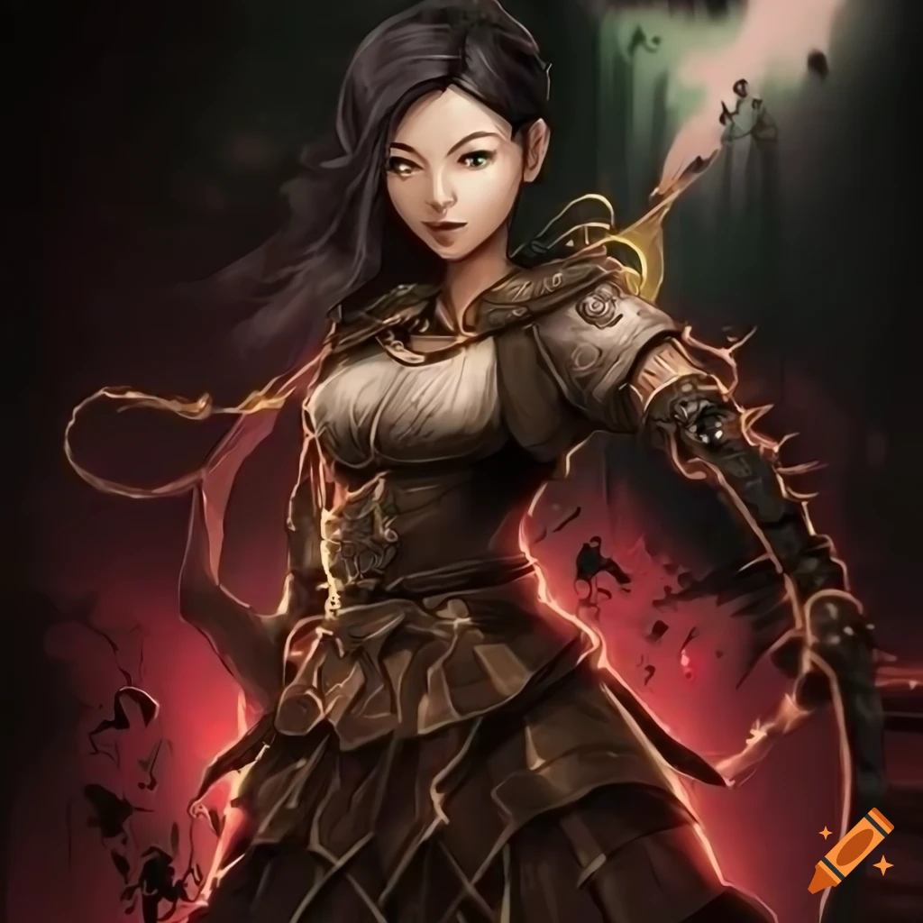 Asian rpg game cover on Craiyon