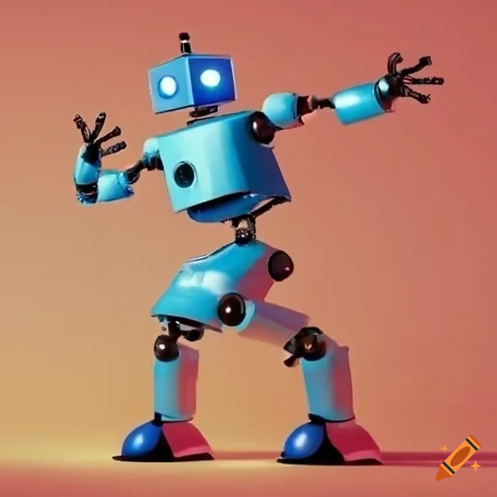 Dancing robots on Craiyon