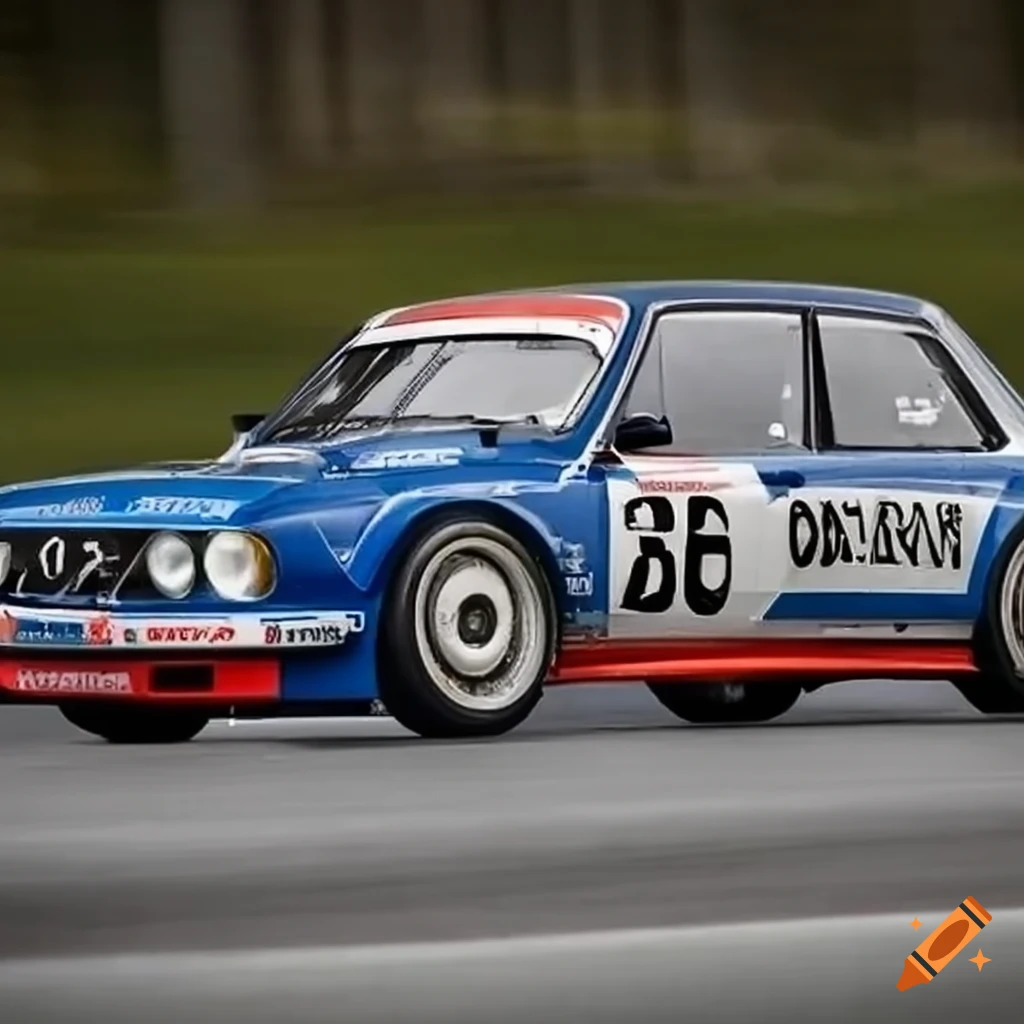 Classic dtm car racing on Craiyon