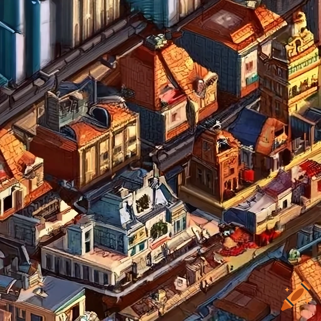 Simcity classic artwork on Craiyon