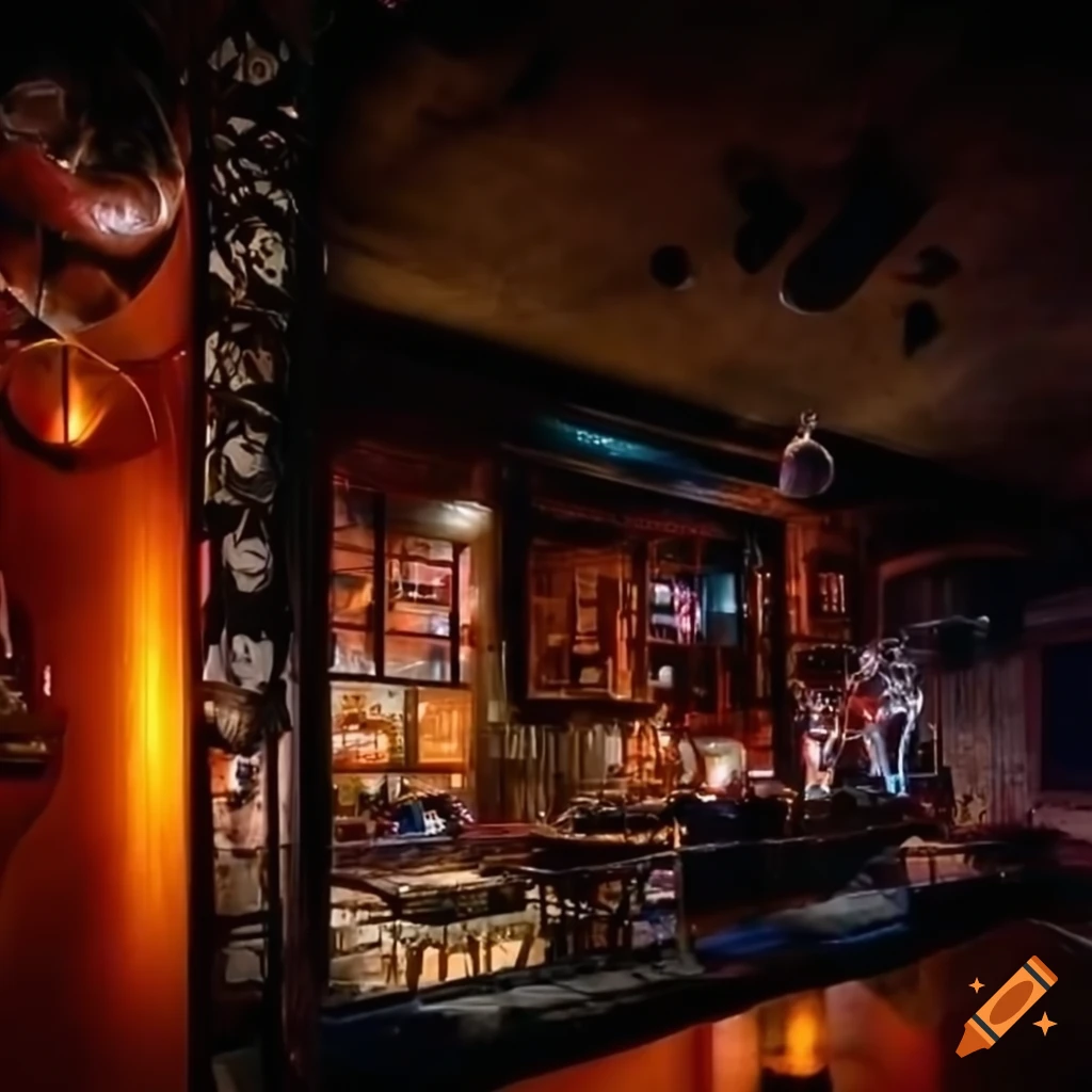 Outdoor jazz club ambiance on Craiyon