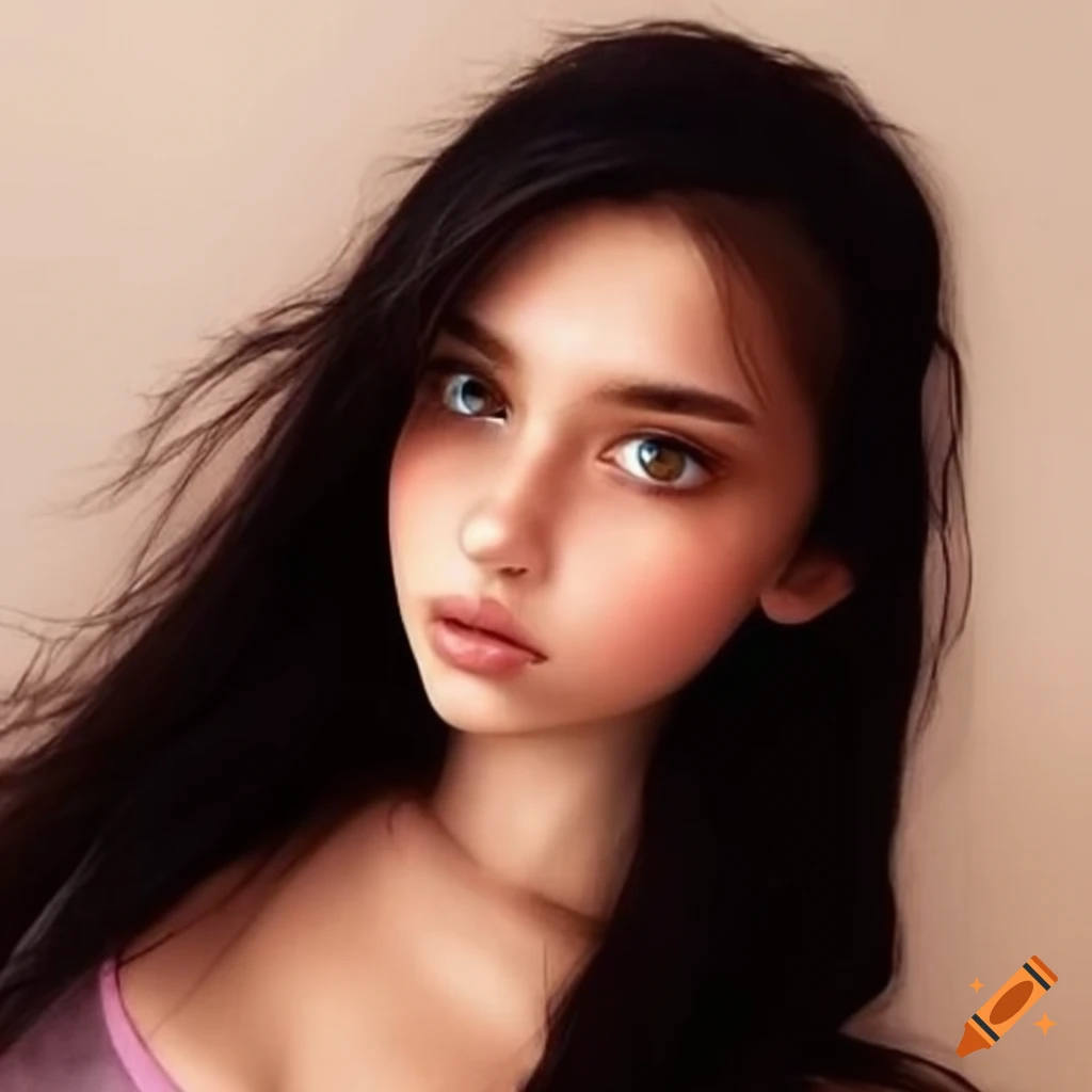 Attractive 22-year-old woman on Craiyon