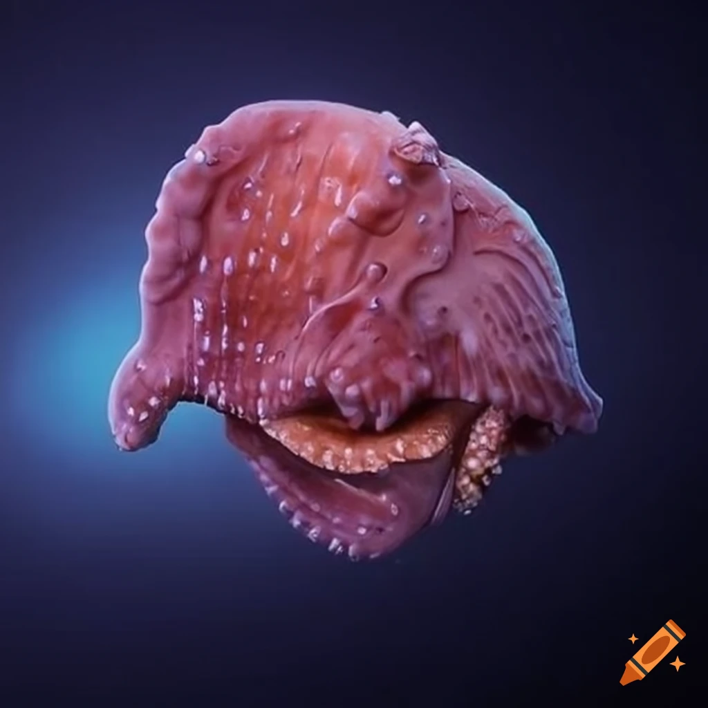 Fake deep-sea creature on Craiyon