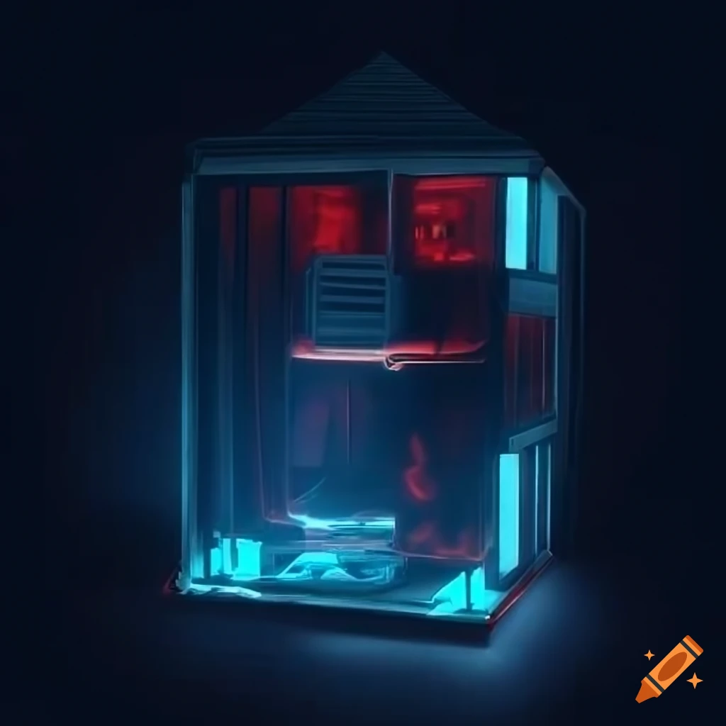 Cyber house on Craiyon