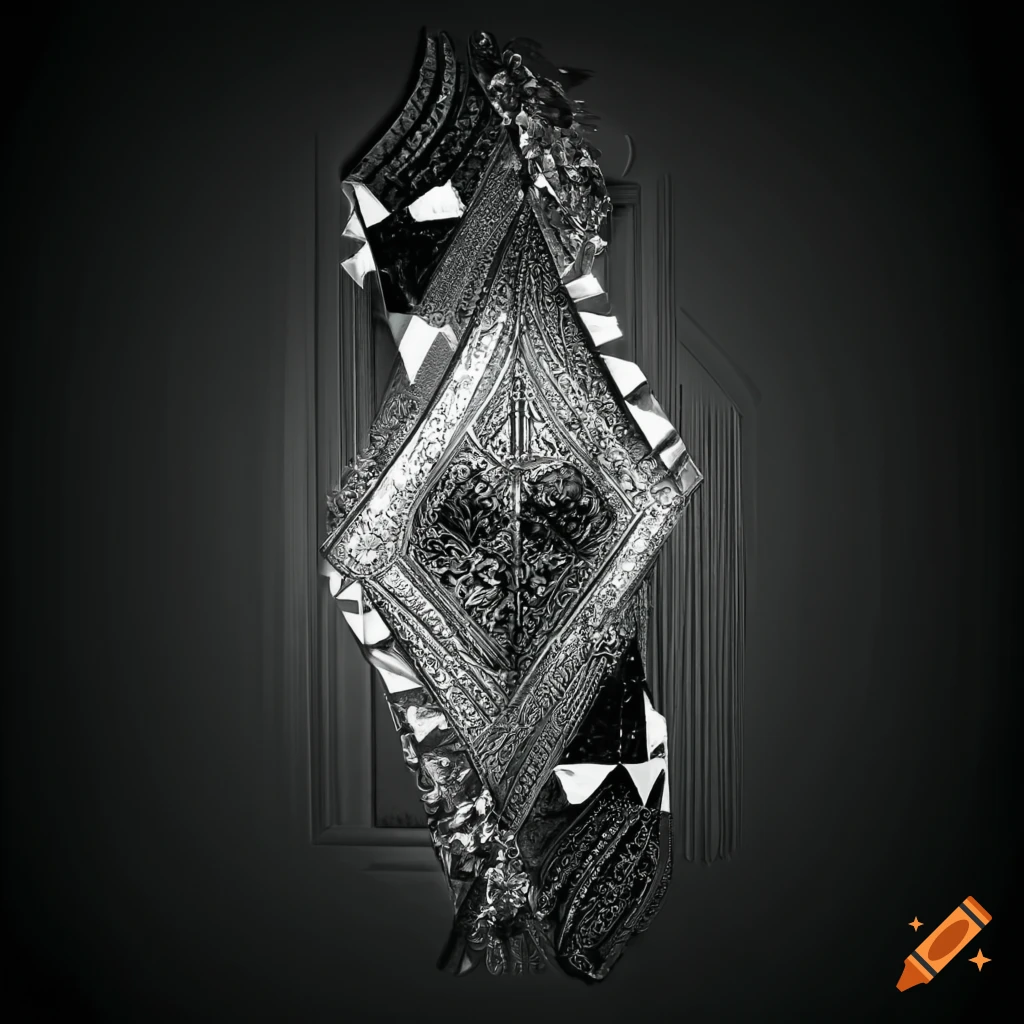 Black and white diamond card theme on Craiyon