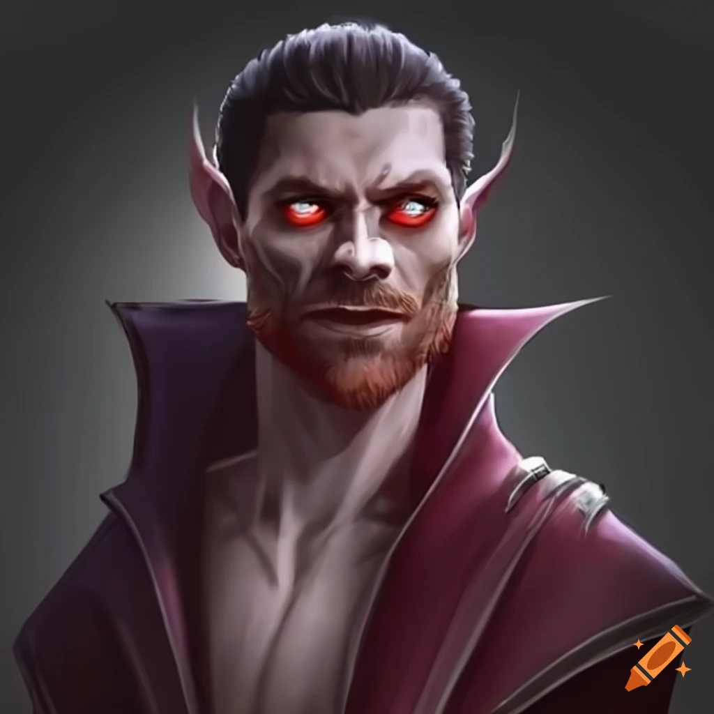 Charming vampire character design inspired by xabi alonso on Craiyon