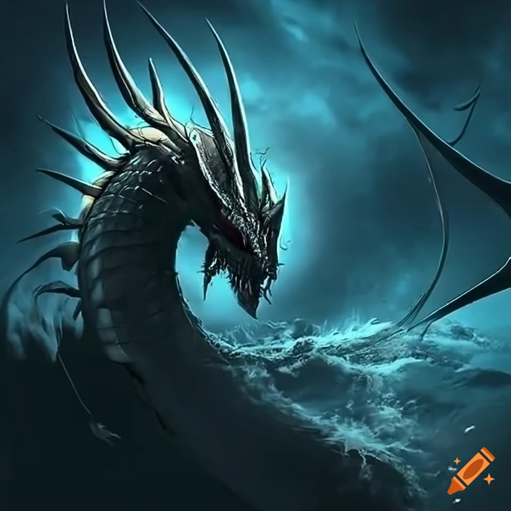 Typhoon dragon on Craiyon