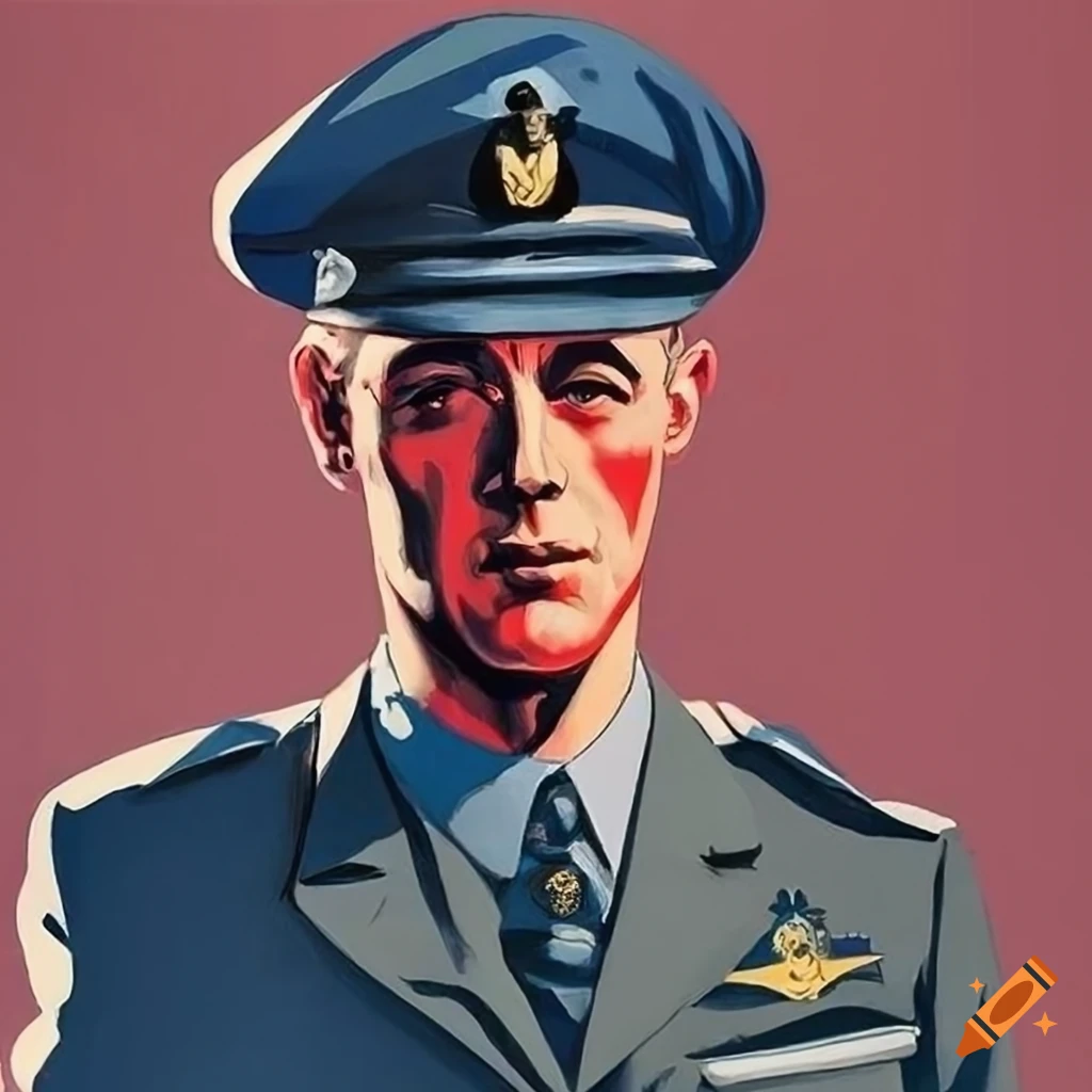 Allied Pop War Art Poster depicting British Royal Air Force Training ...