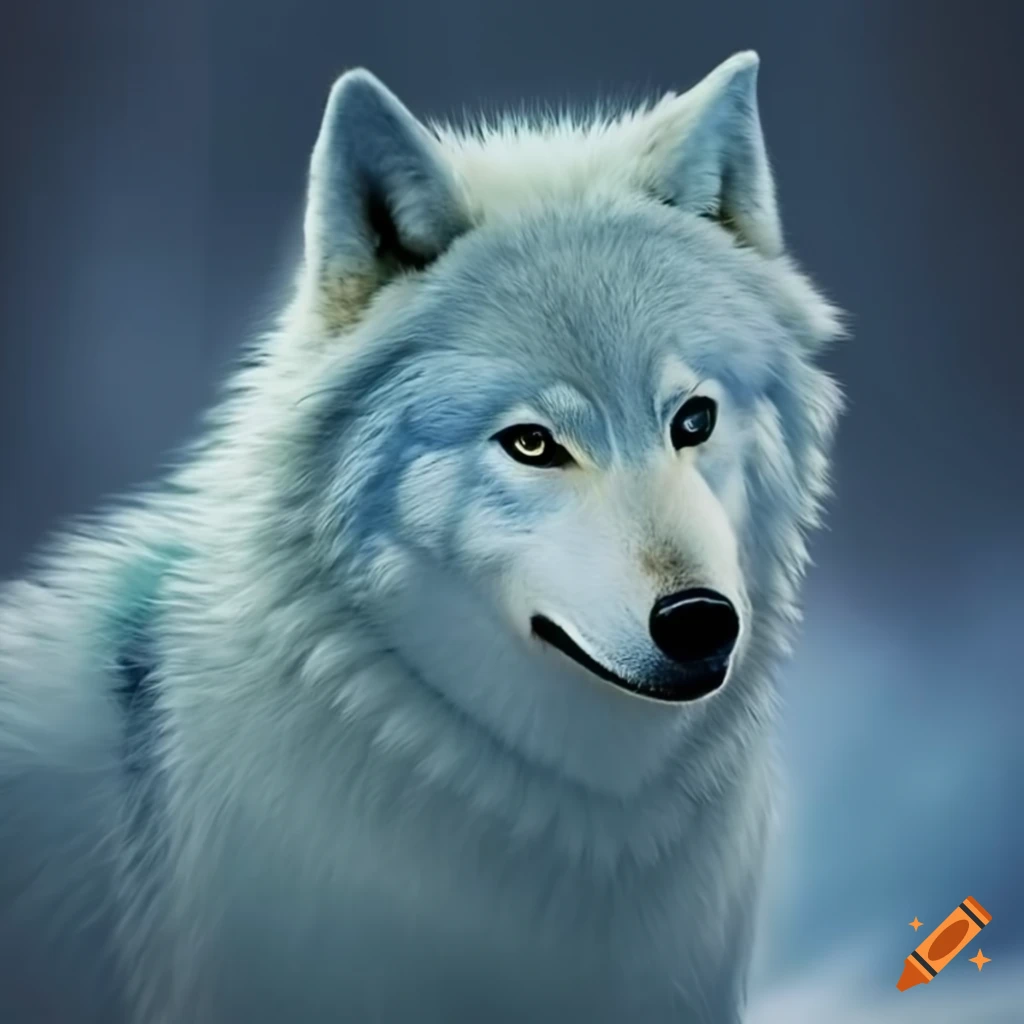 Arctic wolf on Craiyon