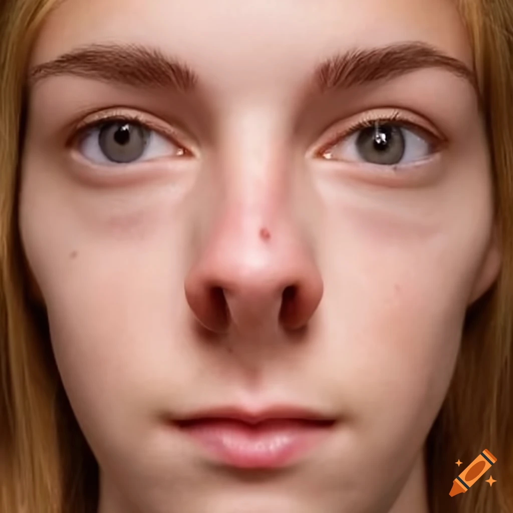 Two identical noses side by side facing the viewer on Craiyon