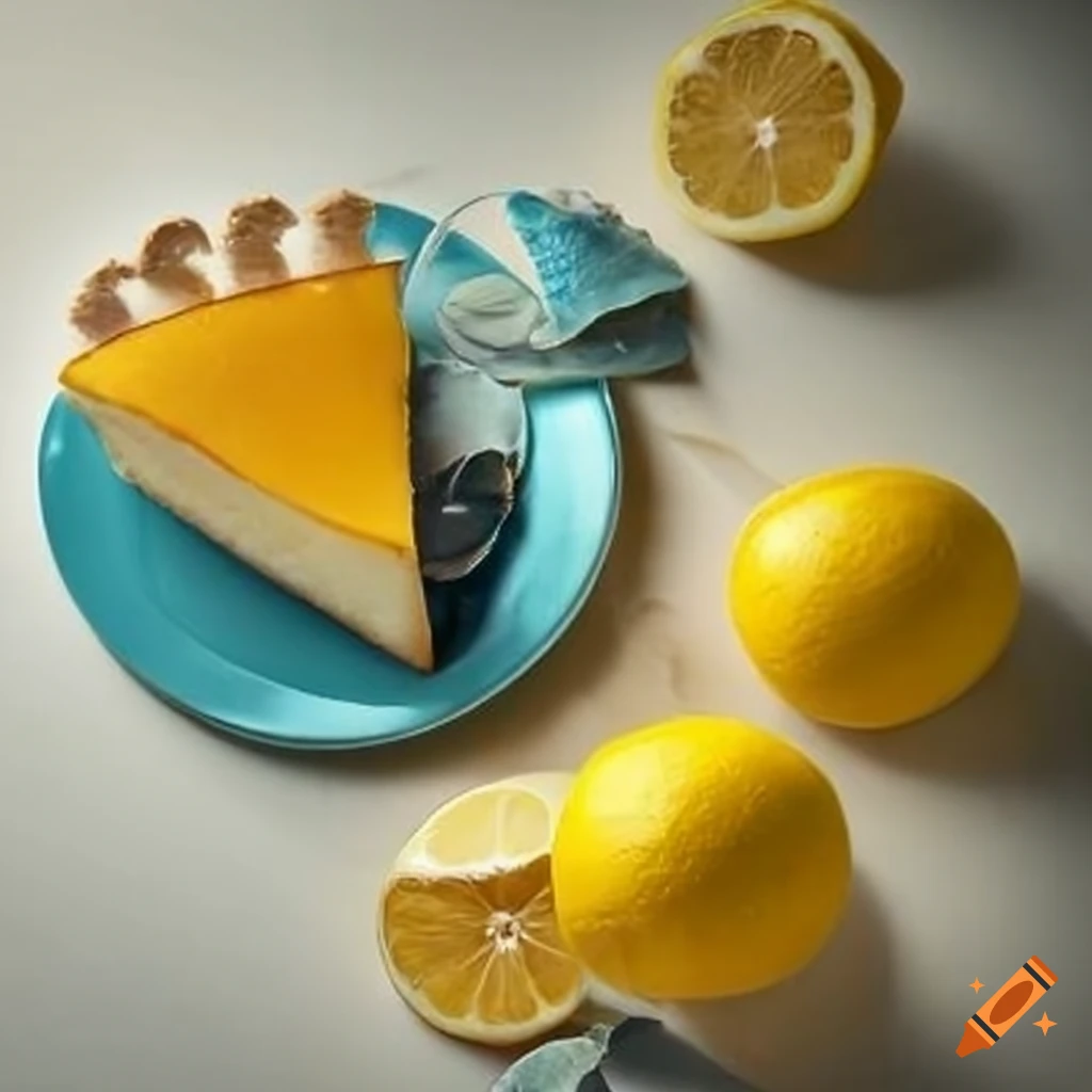 Lemon pie on Craiyon