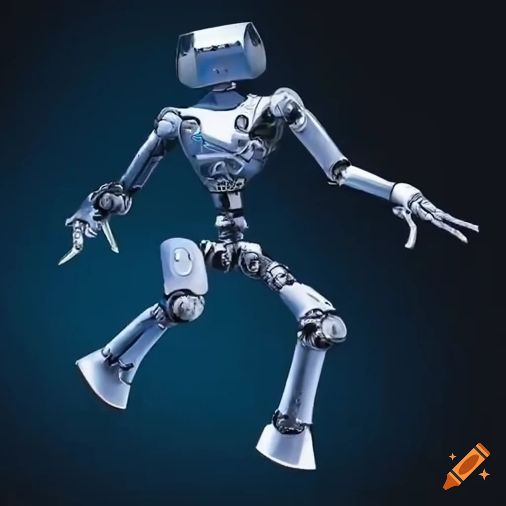 Dancing robots on Craiyon