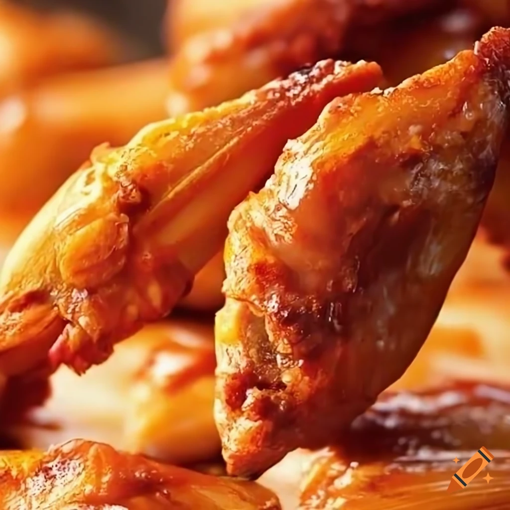Chicken wings on Craiyon