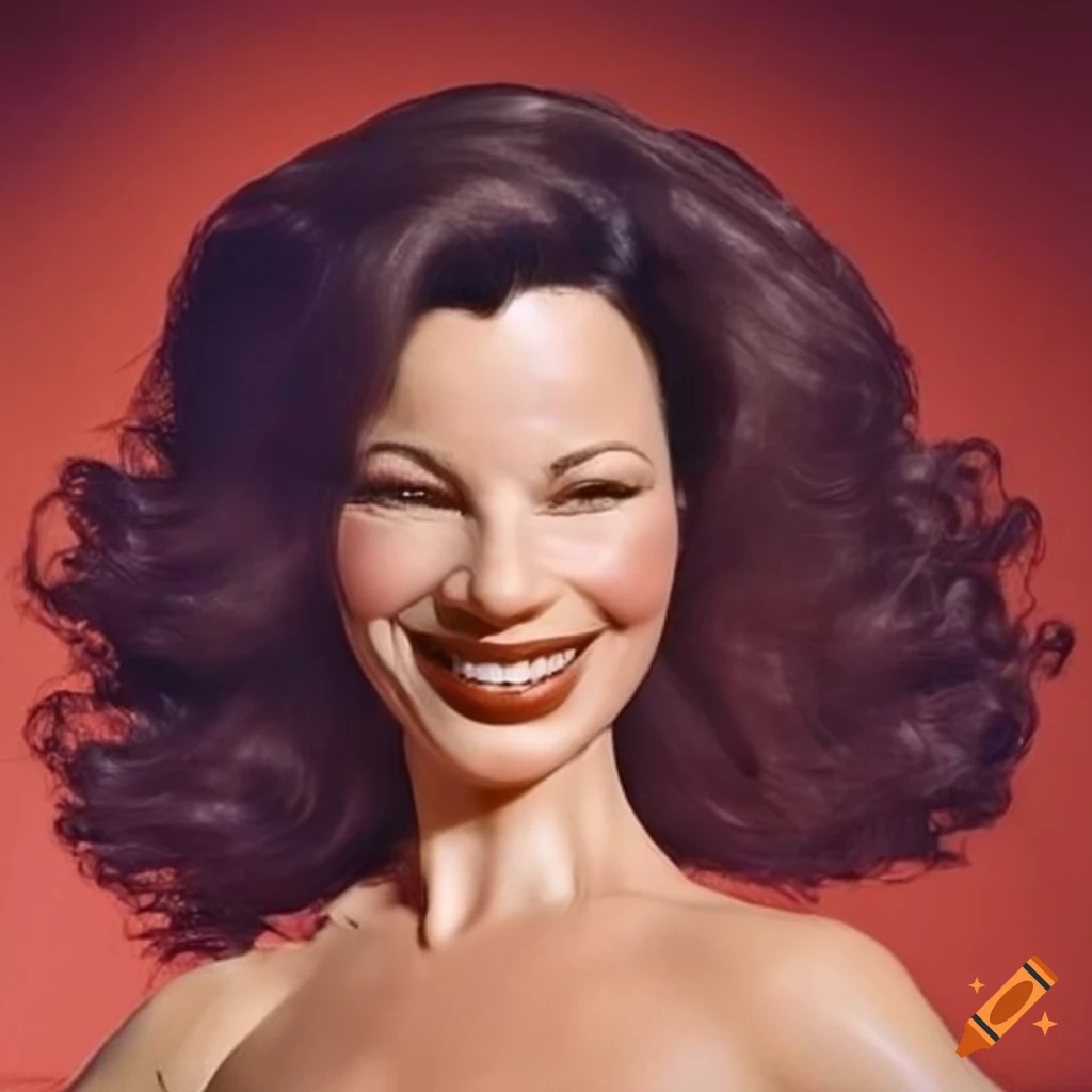 Iconic actress Fran Drescher as a shiny silicone figure on Craiyon