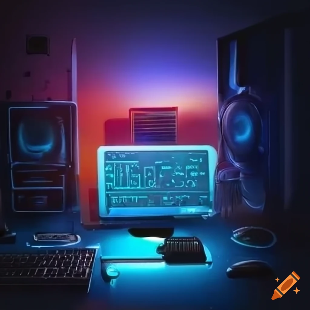 Computer device on Craiyon