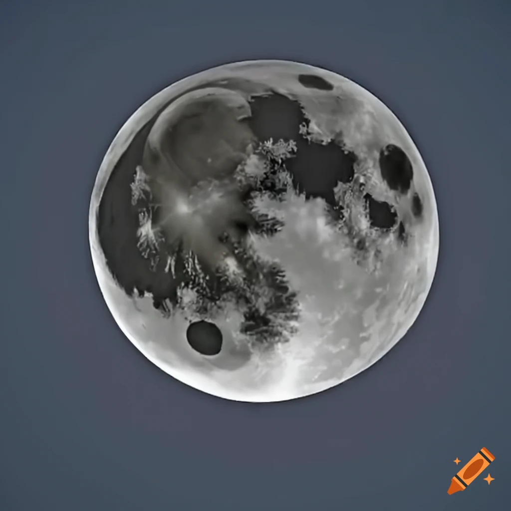 Animated moon on Craiyon