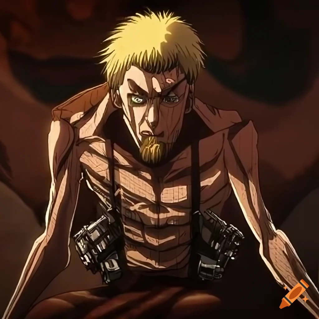 Titans battle scene from attack on titan on Craiyon