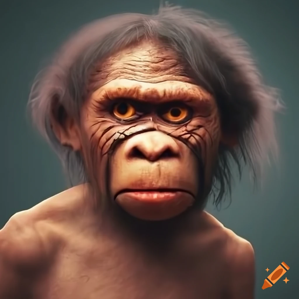 Caveman shouting 'With each positive thought, my world glows brighter ...